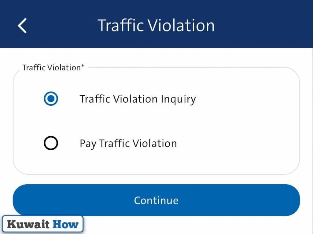 Kuwait Traffic Violation Points Check & Pay 2025 Steps