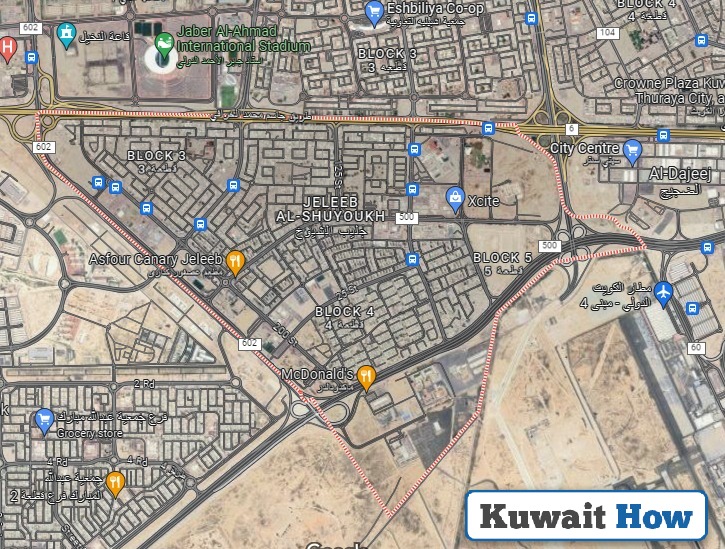 Jleeb Al Shuyoukh Postal Code for All Blocks - Kuwait How