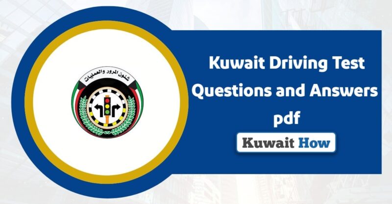 Kuwait Driving Test Questions and Answers pdf